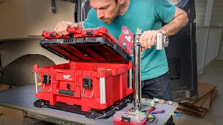 This tool box is PERFECT for a van and everywhere else Milwaukee Tool Packout System Video Trailforks