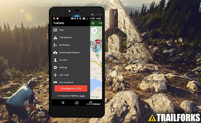 How to load a route on the Trailforks App Video - Pinkbike